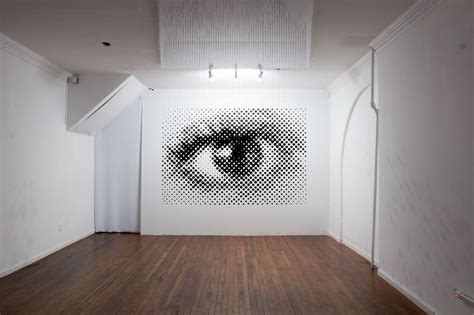 1252 Floating Balls Form An Eye When Looking From The Right Angle