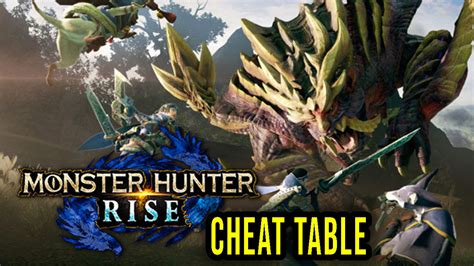 monster hunter rise cheat table for cheat engine games manuals