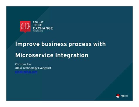 Improve Business Process With Microservice Integration Pdf