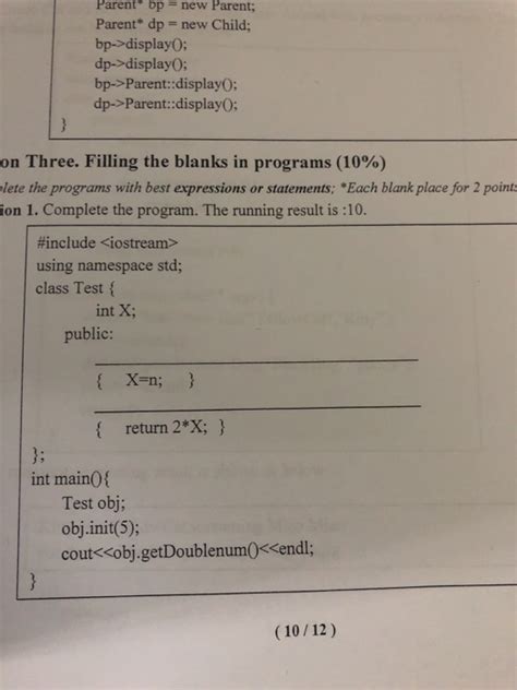 solved estion 3 what is the output when the following code
