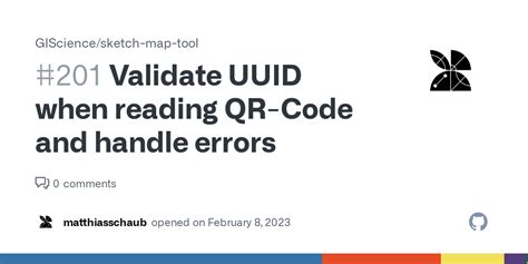 Validate Uuid When Reading Qr Code And Handle Errors · Issue 201 · Gisciencesketch Map Tool