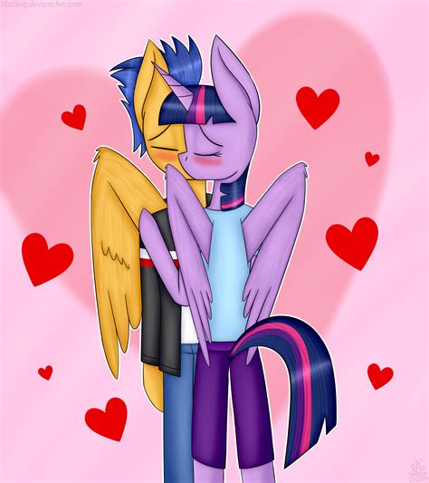 Mlp Flash X Twilight Kiss By Natikop On Deviantart