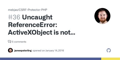 Uncaught Referenceerror Activexobject Is Not Defined · Issue 36