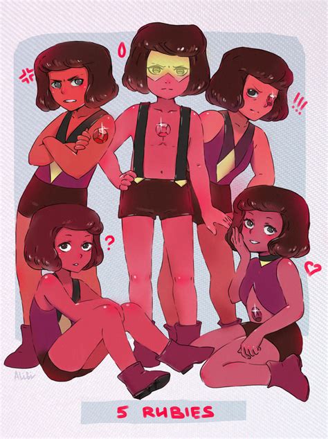 5 Rubies Steven Universe By AnALIBI On DeviantArt