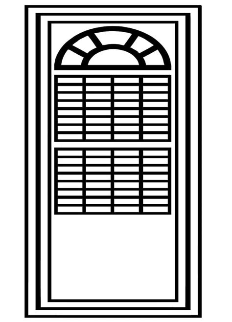 Door Coloring Page