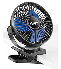 Viniper Portable Rechargeable Fan Small Desk Fan 3