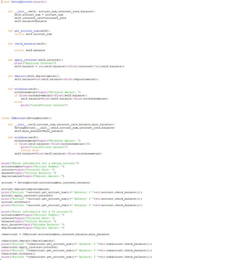 Solved Design A SavingAccount Class Data Attributes Chegg