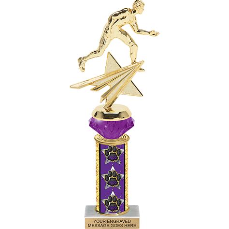 Diamond Riser 2022 11 Inch Paw Column Trophy Trophy Depot