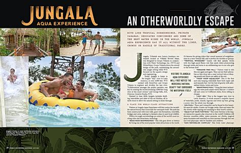 World Waterpark Magazine Jungala Lazy River Riverflow By Current Systems Inc