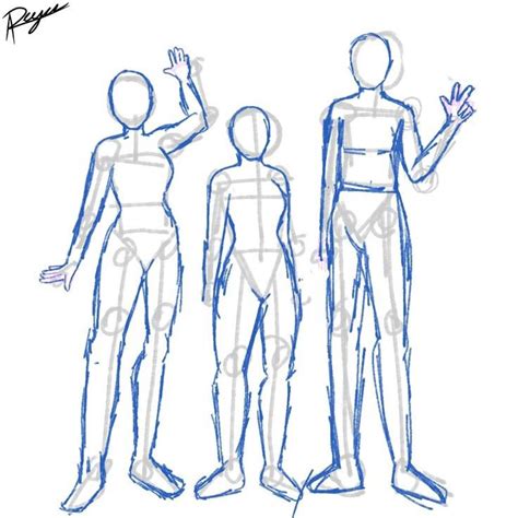 Dibujos 3 Personas Base De 3 Personas 3 Personas Boceto