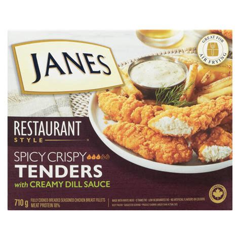 Buy Janes Frozen Seasoned Chicken Breast Fillets Spicy Crispy Tenders