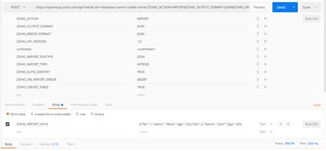 How To Import Bulk Data Using Custom Function From Json Array