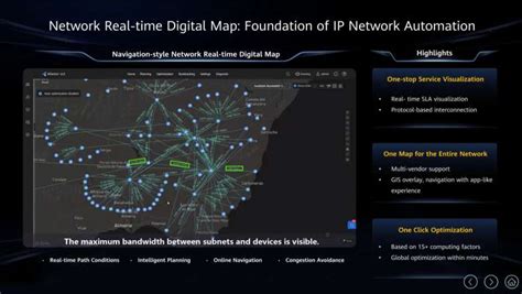 Huawei Debuts Imaster Nces Real Time Digital Map For Ip Networks At