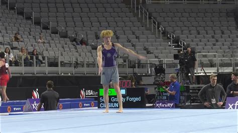 Victor Ciesiun Floor Exercise 2024 Xfinity Us Championships