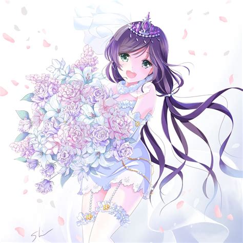 Hình ảnh Anime Girl Tóc Tím đẹp