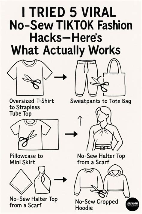 I Tried 5 Viral No Sew Tiktok Fashion Hacks—heres What Actually Works