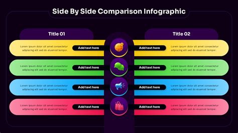 Editable Side By Side Comparison Infographic Template