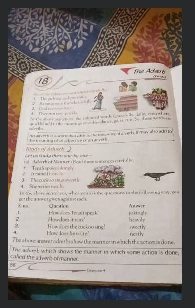 The Adverb 18 Read The Following Sentences Carefully Filo