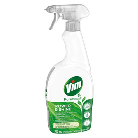 Vim Pureboost Multi Purpose Spray Power Shine Anti Bacterial Disinfectant ml Voilà