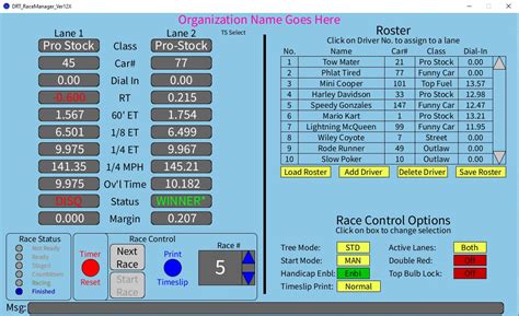 1 4 Mile Drag Race Timer Bill V S Derby Timers
