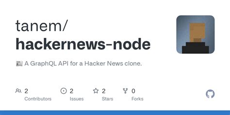 GitHub Tanem Hackernews Node A GraphQL API For A Hacker News Clone