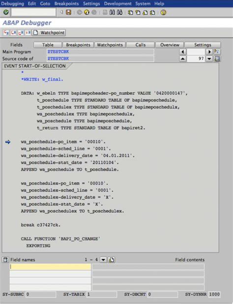 sap debugging for functional consultants