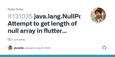 Javalangnullpointerexception Attempt To Get Length Of Null Array In