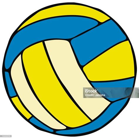 Volleyball Ball Vector Stock Illustration Download Image Now Art