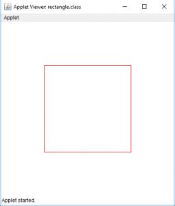 在 Java Applet 中绘制一个椭圆和一个矩形 码农参考