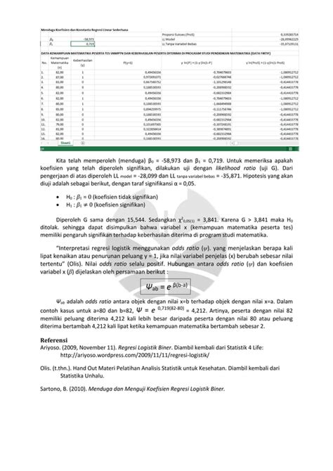 Regresi Logistik Pdf