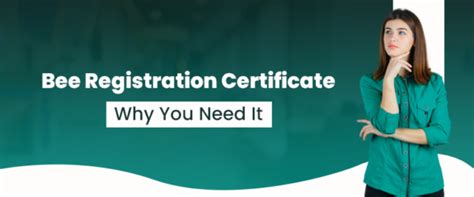 Bee Registration Certificate Why You Need It