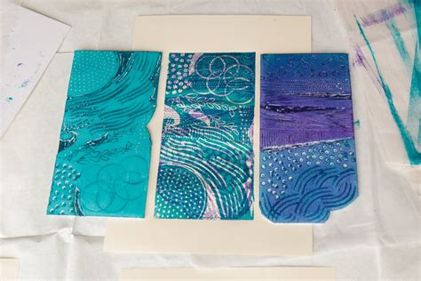 Polystyrene Tile Printing On Paper And Fabric — Kate Watkins Artist And Printmaker