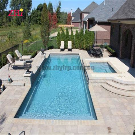 Rectangular Fiberglass Pool With Tanning Ledge Glass Designs