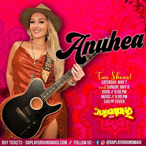 Anuhea Performs On Maui Saturday Sunday Maui Now