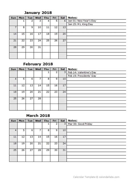 Free 3 Month Printable Calendar Easy Print Printables For Everyone