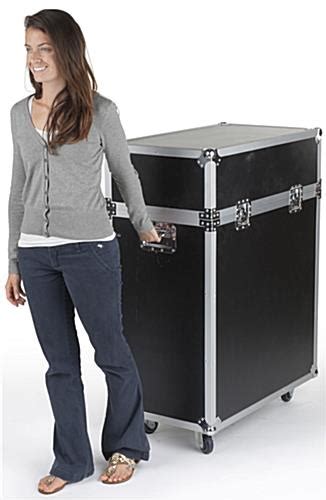 Knock Down Display Case Portable Container For Trade Show Use