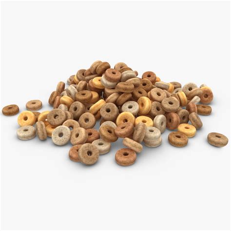 Realistic Cheerios Plain Pose 3d Model