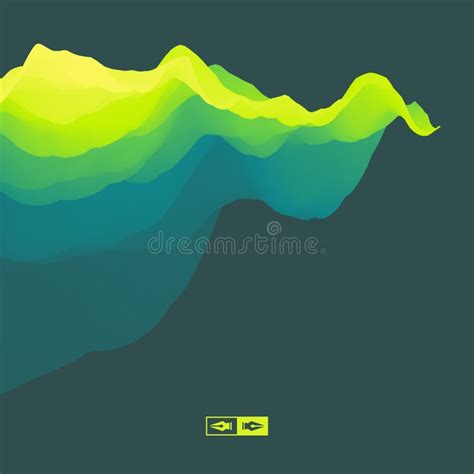 Abstract Background Dynamic Effect Futuristic Technology Style Stock Illustration