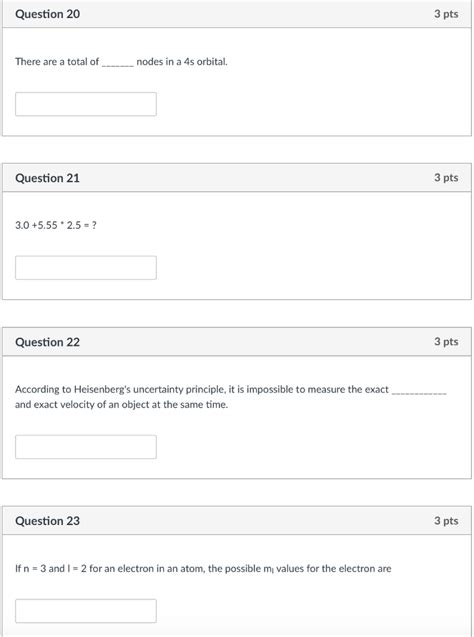 Solved Question 20 3 Pts There Are A Total Of Nodes In A 4s Chegg Com