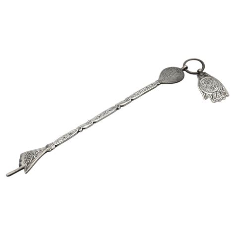 A Silver North African Torah Pointer Morocco Early 20th Century For