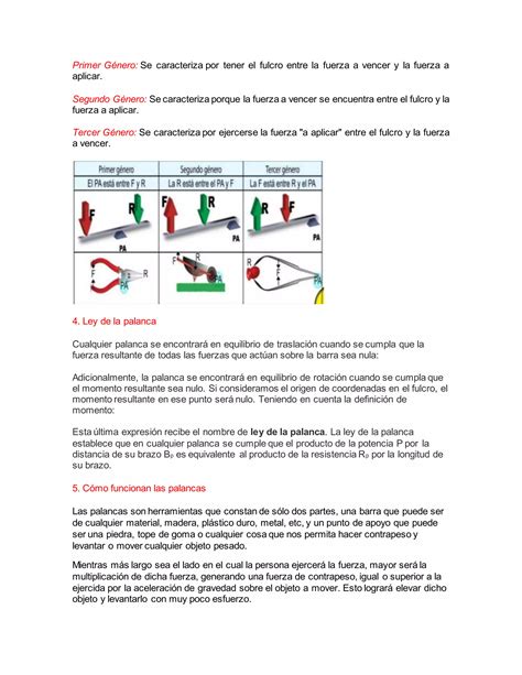 Palancas Y Mecanismos Articulados Docx