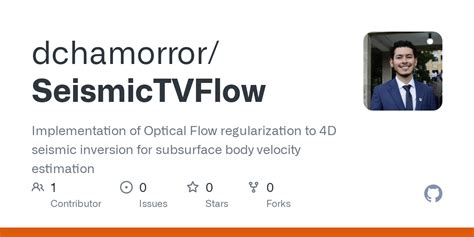 Github Dchamorror Seismictvflow Implementation Of Optical Flow Regularization To 4d Seismic