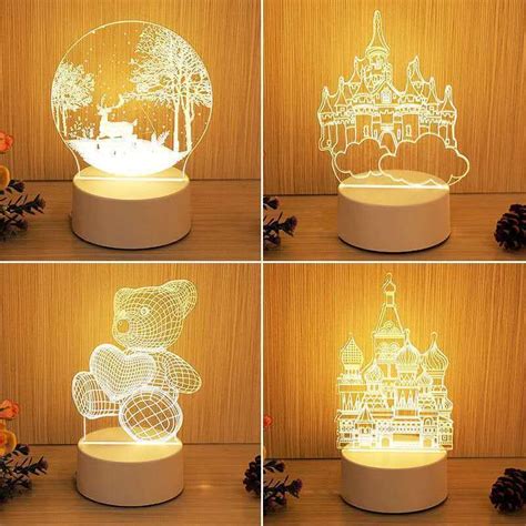 Usb Led Night Creative Visualization Lamp 3d Acrylic Usb Led Night Creative Visualization Lamp 3d Acrylic