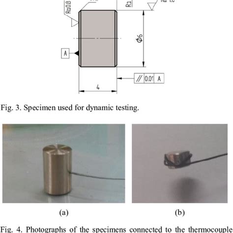 Specimen Used For Quasi Static Testing Download Scientific Diagram