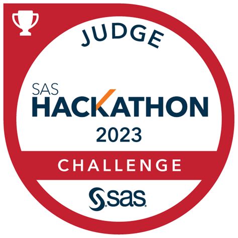2023 Sas Hackathon Judge Credly