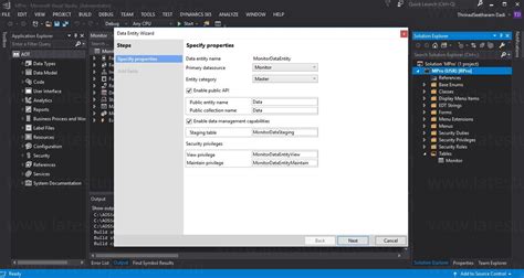 D365fo Create Data Entity Microsoft Dynamics 365 Fo