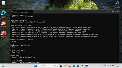 Applications Are Not Correctly Detecting Net Desktop Runtime 601