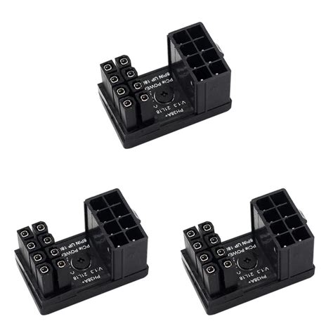 Turn Connector 8 Pin Gpu Pcie 6 Pin Per Pc Computer Scheda Grafica Ph38a Eur 5 60 Picclick It