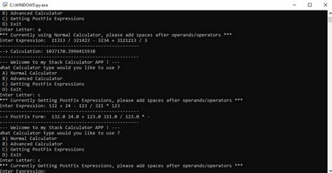 Github Omar Heshamrstack Based Calculator A Console Calculator App