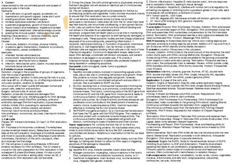 Cheatsheet Summary Applied Biostatistics Practice Cancer